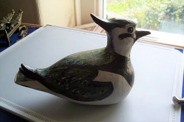 RARE JANET HAMER studio pottery Lapwing bird - Wales £100.00 - PicClick UK