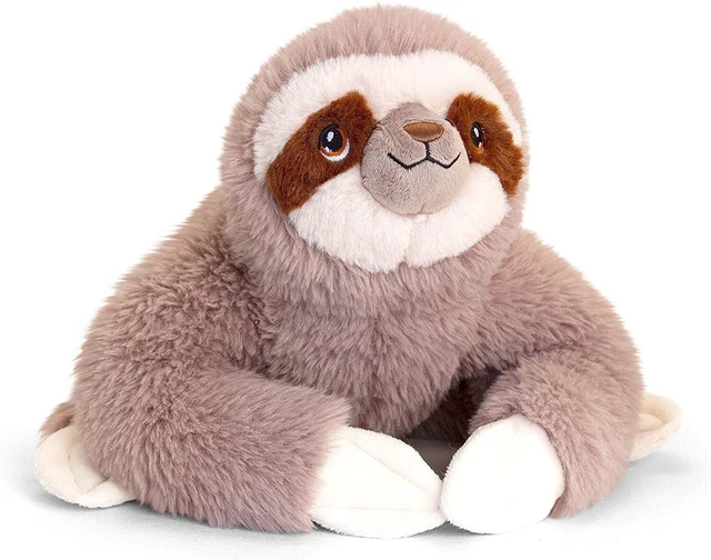 SLOTH PLUSH TOY - 100% Recycled Eco Soft Teddy - Keel Keeleco £10.95 ...