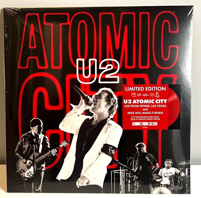 U2 RSD 2024 Atomic City Live At Sphere, Las Vegas 10" Color Vinyl ...