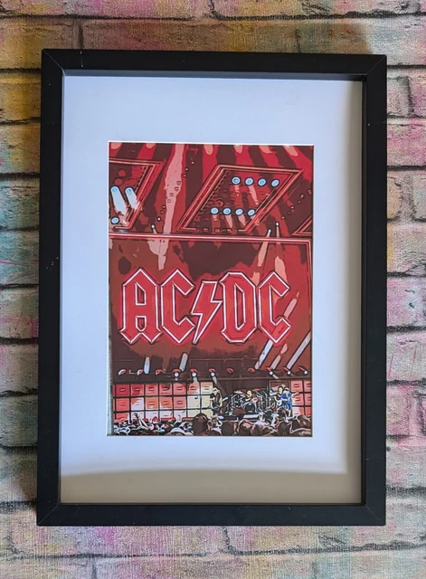 AC-DC ACDC Power Up Tour 2024 Wembley Stadium Stage Pop Art Print £3.99 ...
