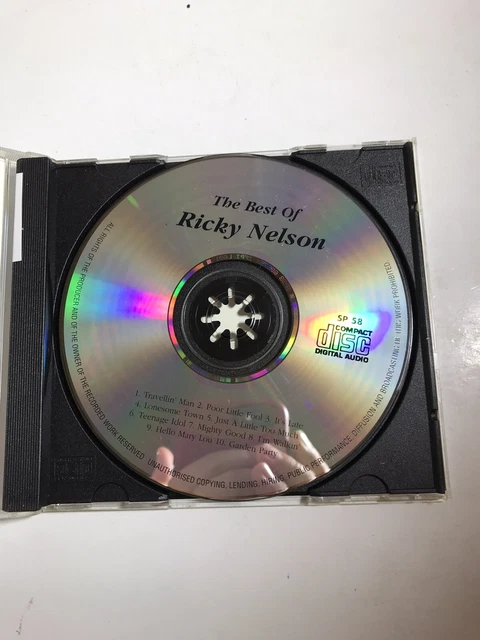 THE BEST OF Ricky Nelson CD $5.52 - PicClick AU