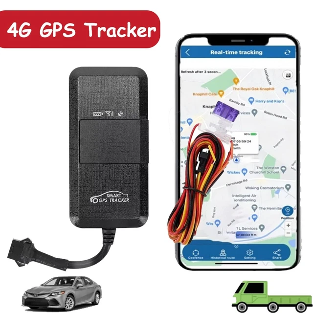 REAL TIME 4G GPS Tracker Car Vehicle Tracking Device Alarm Anti Theft ...