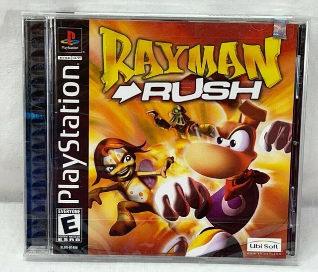 RAYMAN RUSH ORIGINAL Authentic Ps1 Playstation Ubi Soft Game Sealed ...