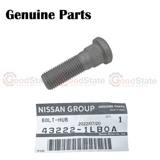 GENUINE NISSAN PATROL Y62 Front Rear Wheel Hub Stud Bolt $26.90 ...