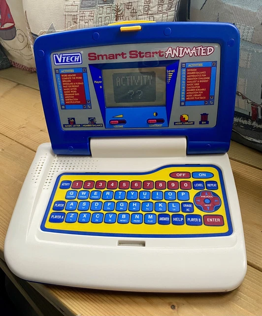 VTECH SMART START Animated Activity Learning Computer Vintage Retro £9. ...
