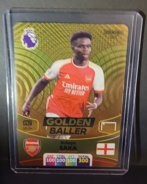 PANINI ADRENALYN XL premier league 2024 saka golden baller £5.50 ...