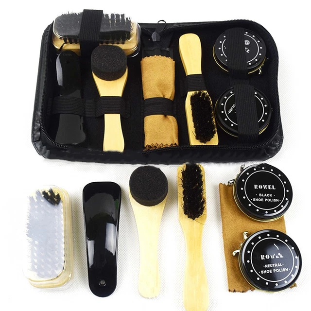 KIT COMPLET DE nettoyage et de polissage de chaussures entretenir vos ... KIT COMPLET DE nettoyage et de polissage de chaussures entretenir vos ...
