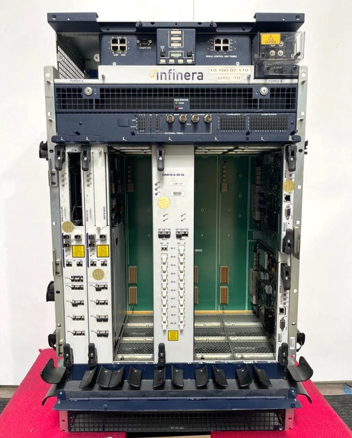 INFINERA DTC-ANSI-A CHASSIS, w/ MCM-C/MCM-B/BMM-4-CX2-MS/BMM-4-CX1 ...