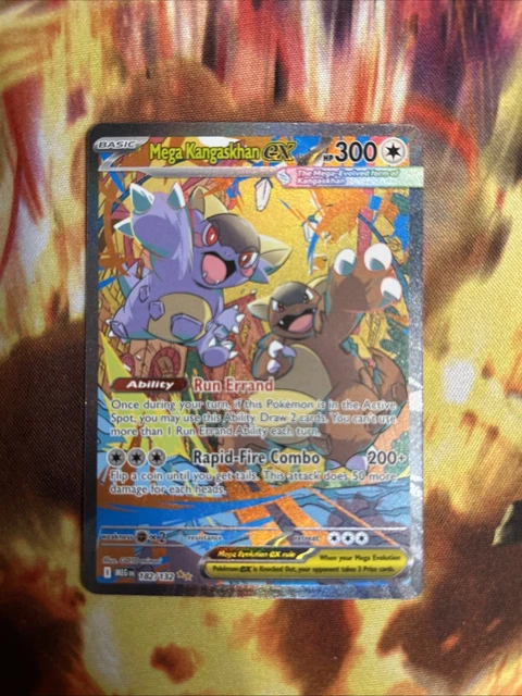 POKEMON TCG MEGA Kangaskhan Ex Mega Evolution 182/132 English £52.70 ...