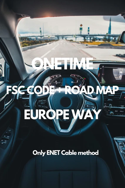 ORIGINAL BMW MAP EUROPE WAY 2024-1 FSC CODE + ROAD MAP | ENTRYNAV2 ENET ...