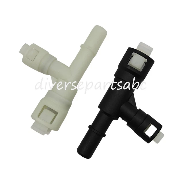 2X HVAC HEATER Inlet Hose Tee Connector fit Cadillac Chevrolet 15055343 ...