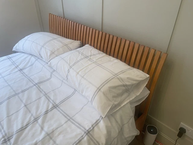 IKEA DOUBLE WOOD Bed Frame £83.90 - PicClick UK