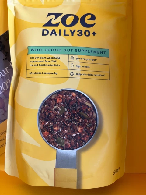 ZOE DAILY 30 wholefood Gut supplement 500g £33.98 - PicClick UK