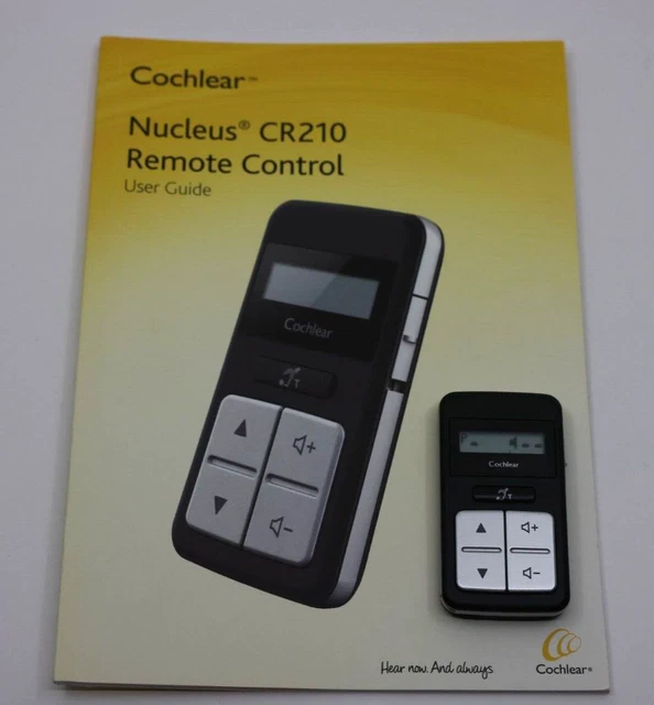 NEW COCHLEAR CR210 Remote Control (Compact Sized) and User Guide FREE ...