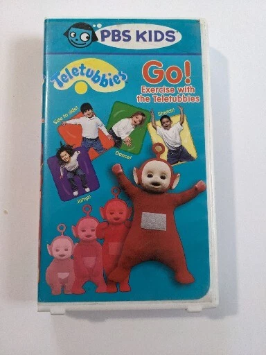 TELETUBBIES - GO Exercise with the Teletubbies (VHS, 2001, Clamshell ...