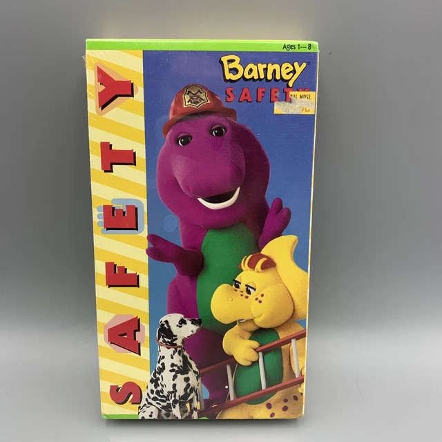 BARNEY SAFETY VHS Home Video Tape 1995 Lyons Group RARE NEW SEALED $40. ...