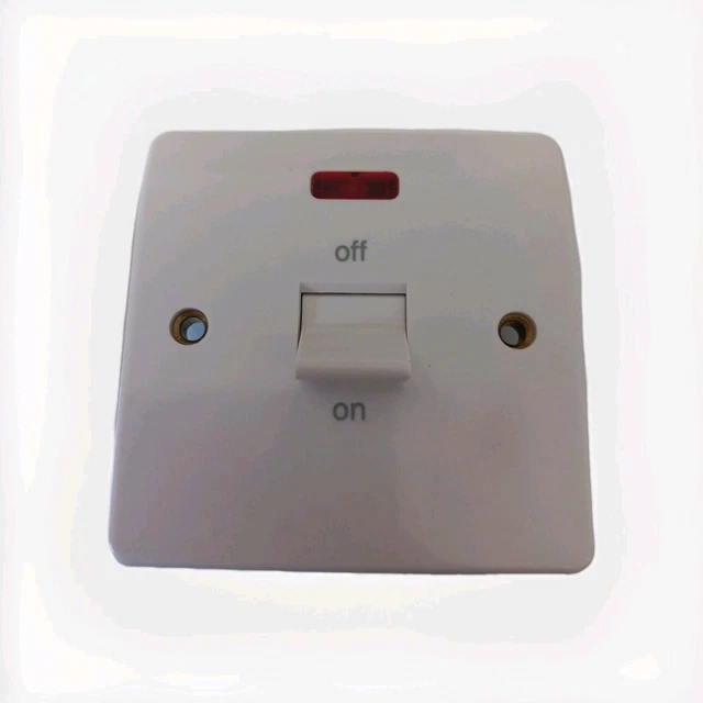 MK ELECTRIC LOGIC Plus 32A DP Switch/Neon K5105 Boxed Unused £5.92 ...