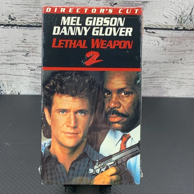 LETHAL WEAPON 2 Director's Cut Mel Gibson Danny Glover [VHS] Tape NEW ...