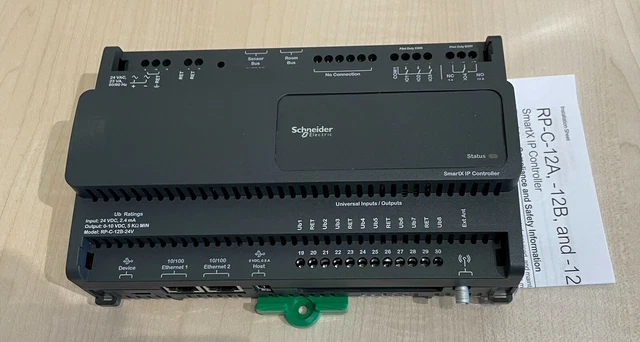 NUOVO CONTROLLER DI controllo IP Schneider SmartX RP-C-12B EUR 181,80 ...