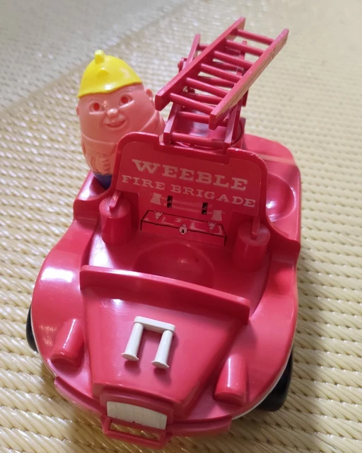 VINTAGE WEEBLES 1970'S Fire Engine With Weeble Fireman £9.99 - PicClick UK