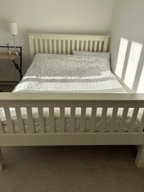 JULIAN BOWEN BARCELONA Stone White Double Bed £182.70 - PicClick UK