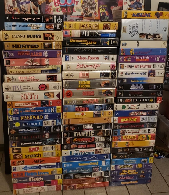 VHS BULK LOT Ex Rentals x76 $50.00 - PicClick AU