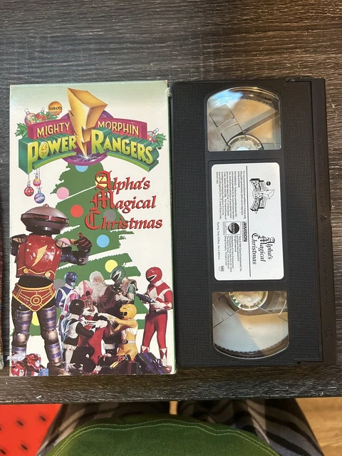 MIGHTY MORPHIN POWER Rangers Alpha's Magical Christmas (VHS, 1994) Used ...
