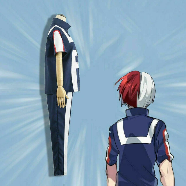 MY HERO ACADEMIA Boku No Hero Todoroki Shoto Horikoshi Gym Cosplay ...