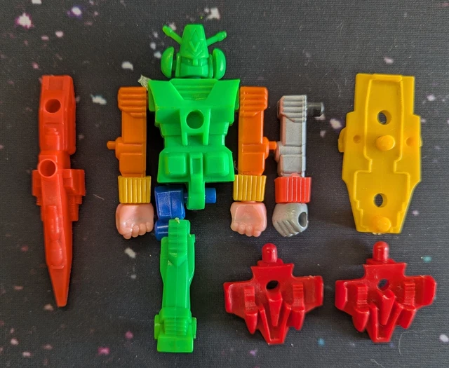 KO ROBOT HONG Kong 1970s COMBATTLER Microman Swappable Parts £5.44 ...