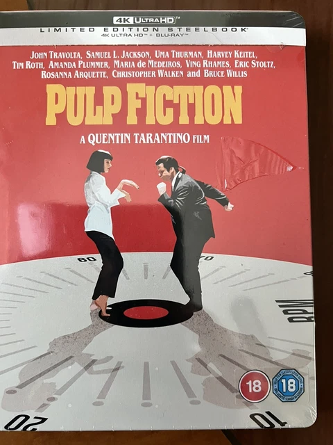 Pulp Fiction 1994 [4k Uhd Blu Ray]steelbook Limited Edition £15 06