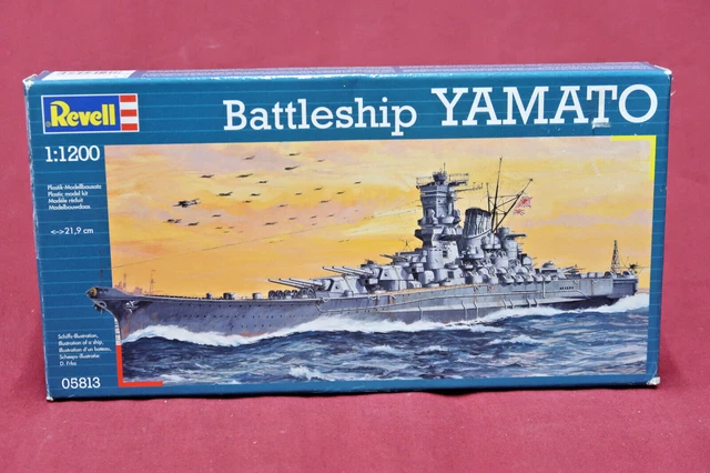 REVELL 1:1200 WW2 Japanese navy battleship Yamato WW2 warship plastic ...