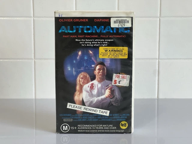AUTOMATIC (1995) VHS Action Thriller Olivier Gruner Rocvale Films $7.00 ...