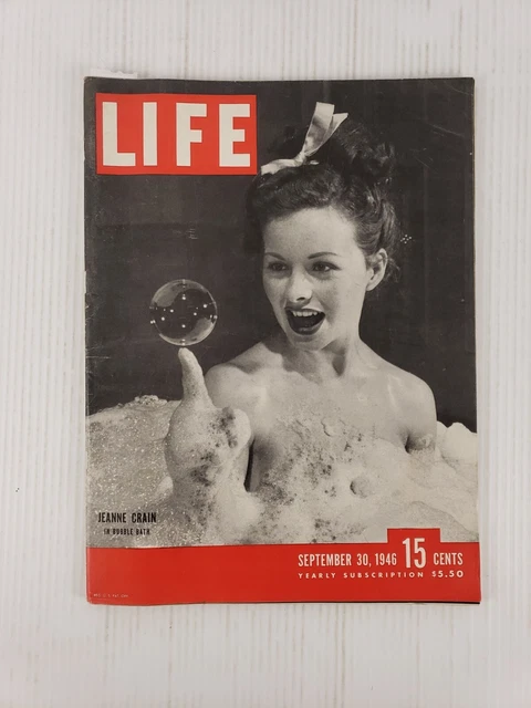 LIFE MAGAZINE SEPTEMBER 30, 1946; Jeanne Crain, Fashion, Joe Louis ...