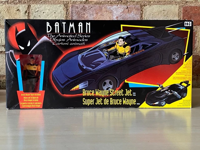 BATMAN THE ANIMATED Series BRUCE WAYNE STREET JET (Kenner 1993 ...