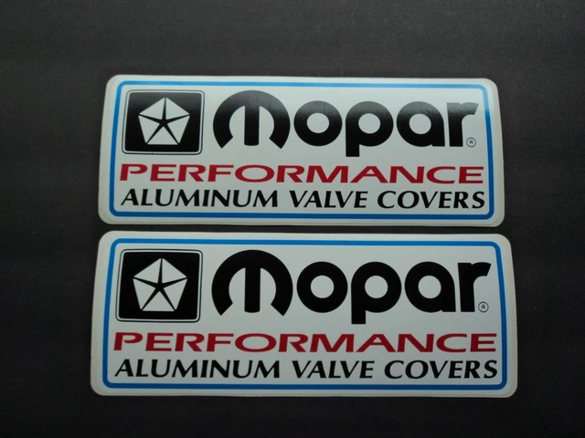 LOT OF 2 NOS Original MOPAR Performance Racing Decals Stickers NASCAR ...