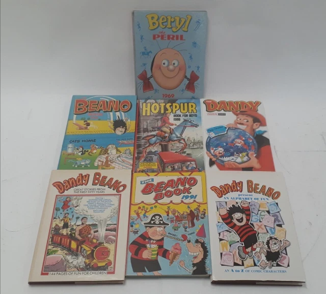 VINTAGE UK COMIC Annuals Collection - Beano, Dandy & More £1.99 ...