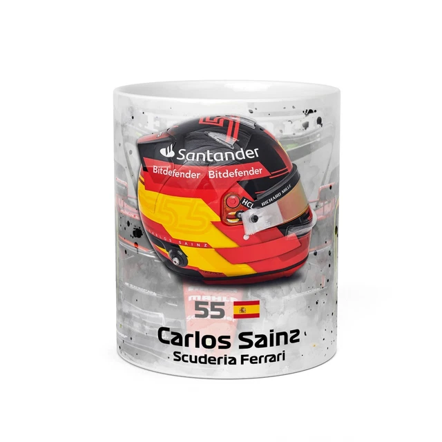 CARLOS SAINZ | Scuderia Ferrari | F1 Season 2023 | Mug 11oz | Glossy ...