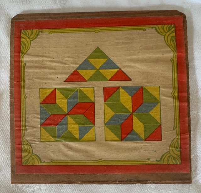 ALTES TANGRAM-LEGESPIEL PUZZLE aus Holz ohne Behältnis EUR 1,00 ...