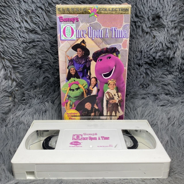 BARNEY ONCE UPON a Time VHS 1996 Vintage Cartoon Classic Collection ...