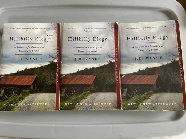 3 COPIES JD Vance Hillbilly Elegy First Harper Paperback Edition 2018 ...