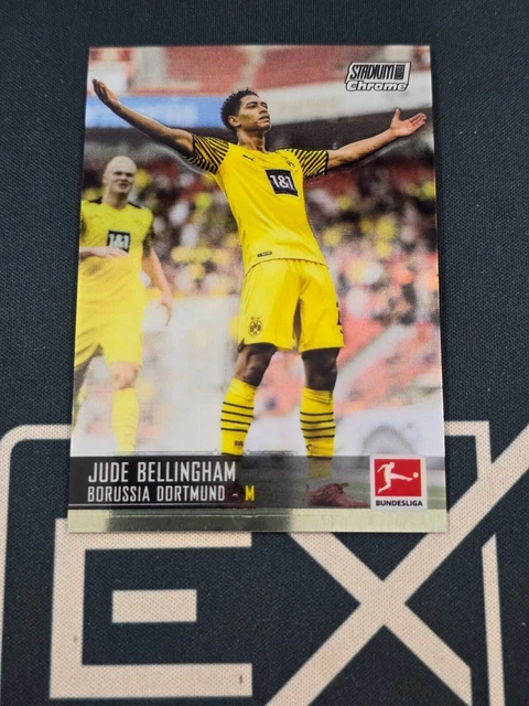 2021-22 TOPPS STADIUM Club Chrome JUDE BELLINGHAM #31 DORTMUND ENGLAND ...