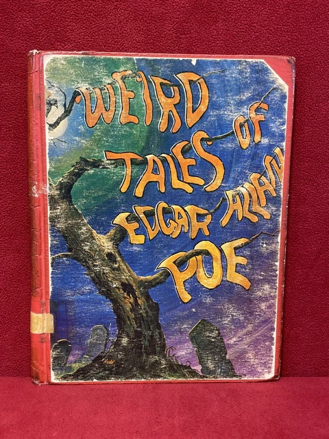 WEIRD TALES OF Edgar Allan Poe 1973 Hardcover Former Library Book $67. ...