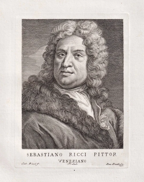 SEBASTIANIO RICCI ITALIAN Painter Rococo Baroque Venecia Pintor Retrato ...