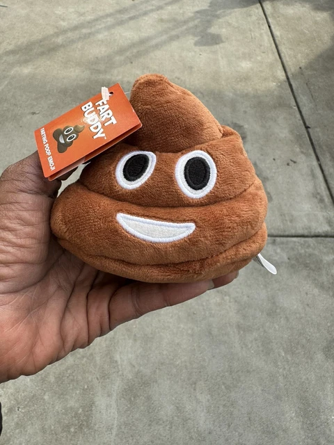 NEW FART BUDDY Farting Poop Emoji 4" Kids or Dog Gag Toy 7 Funny Fart ...