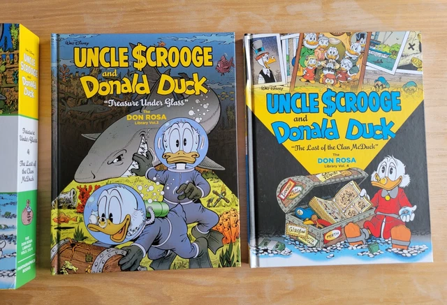 UNCLE SCROOGE AND Donald Duck Don Rosa Library Box Set Volumes 3 4 ...