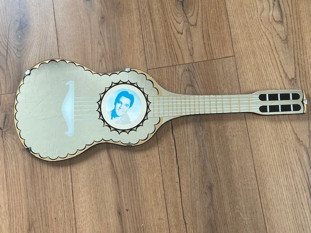 ELVIS: SUPER RARE Vintage Glass Guitar Shaped Mirror *EX* £77.99 ...