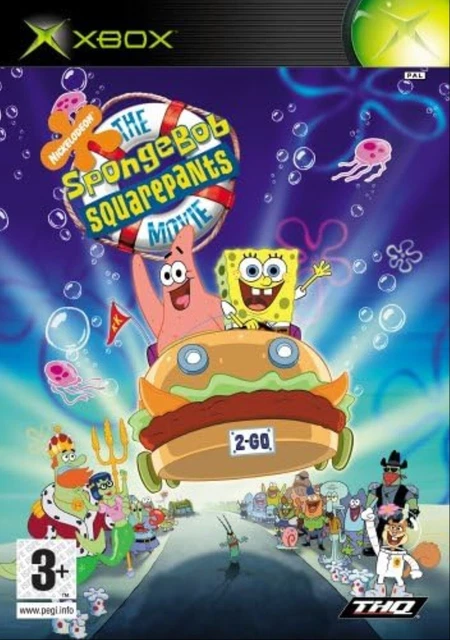 THE SPONGEBOB SQUAREPANTS Movie XBOX Retro Video Game Original UK ...