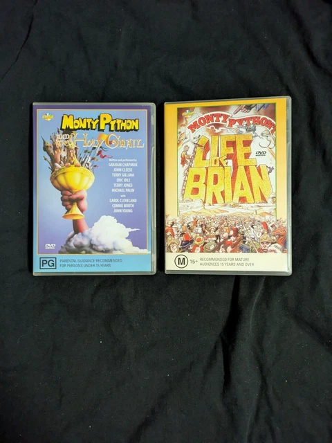 LIFE OF BRIAN & Monty Python Holy Grail (DVD, R4) [Free Postage] $10.75 ...