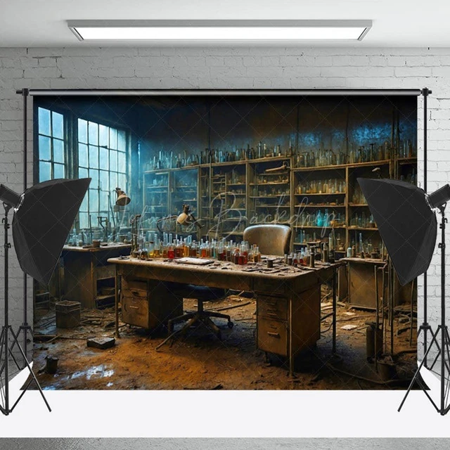 LOFARIS ABANDONED LABORATORY Vintage Architecture Backdrop $37.90 ...