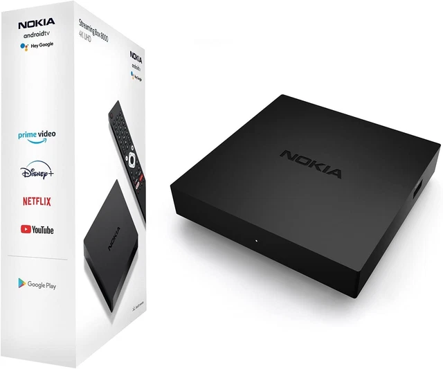 NOKIA STREAMING BOX 8000, Android TV (Chromecast, HDMI, Netflix, Prime ...